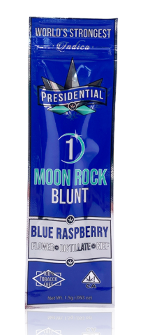 PRESIDENTIAL - BLUE RASPBERRY MOON ROCK INFUSED BLUNT SINGLE 1.5G
