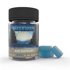 MARMAS - INDICA BLUE RASPBERRY GUMMIES 100MG 10/PK
