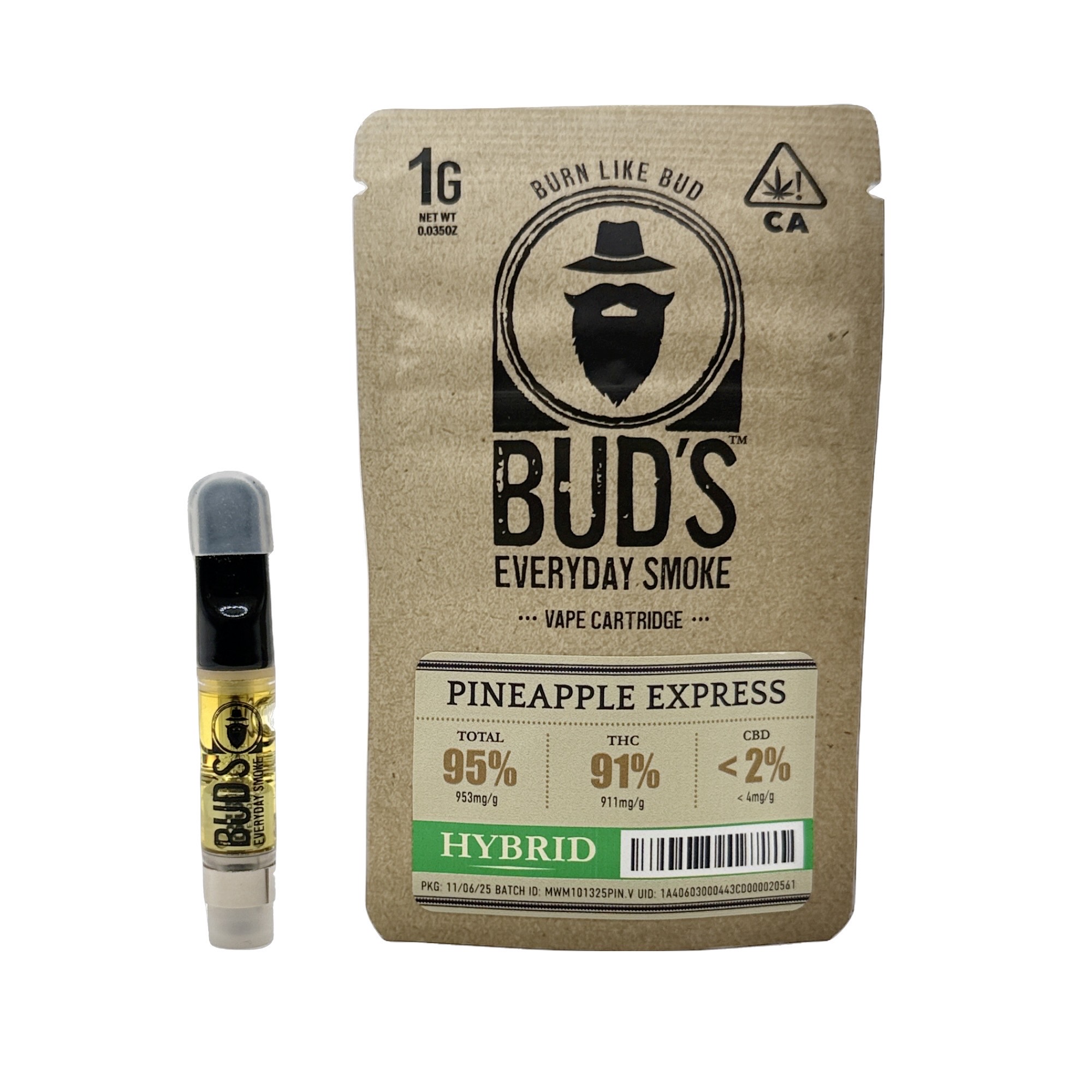 BUD'S EVERYDAY - PINEAPPLE EXPRESS CARTRIDGE 1G