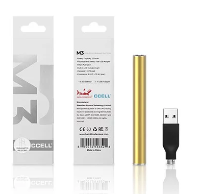 CCELL - GOLD AUTO DRAW BATTERY W/ CHARGER
