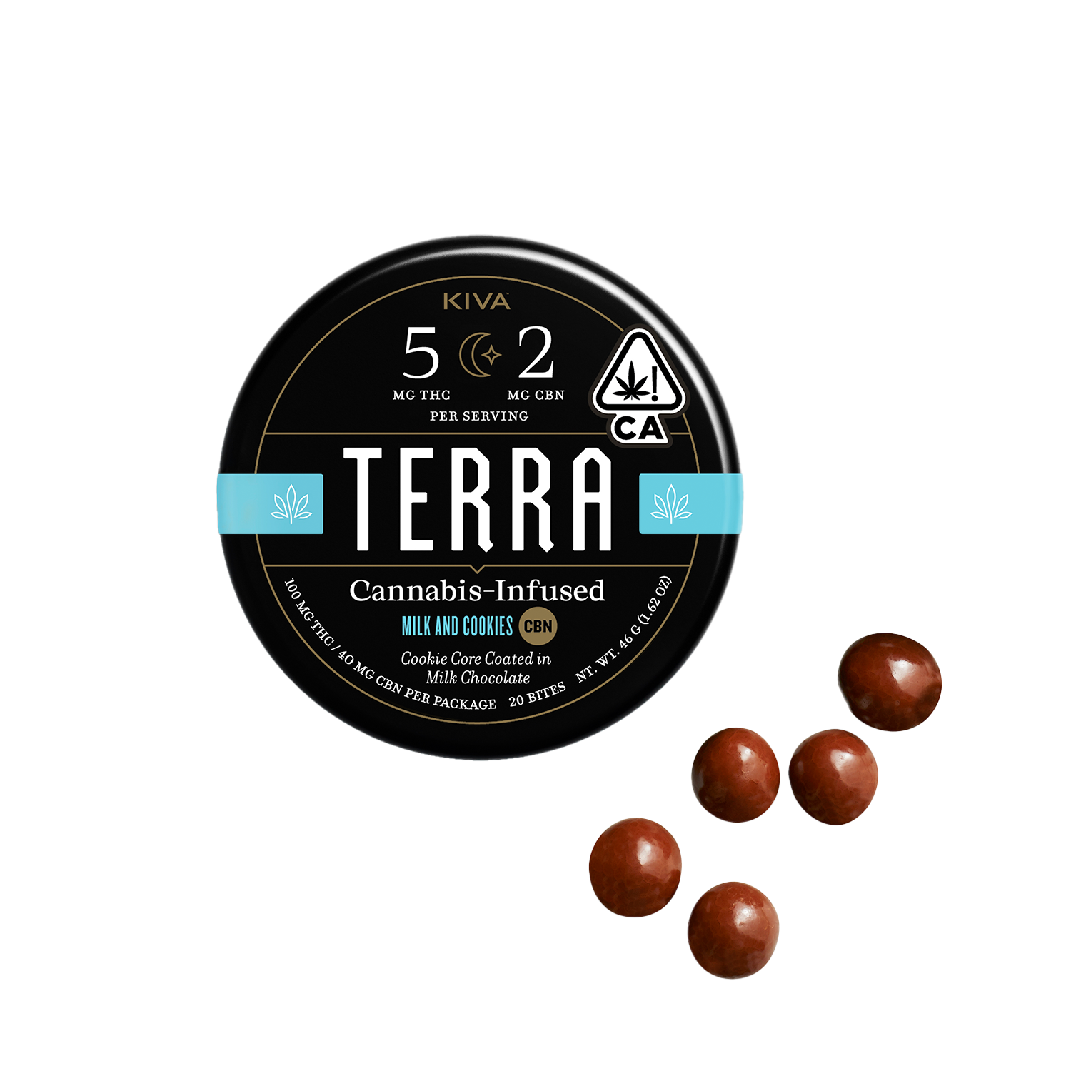 TERRA - 5:2 CBN MILK AND COOKIES BITES 100MG