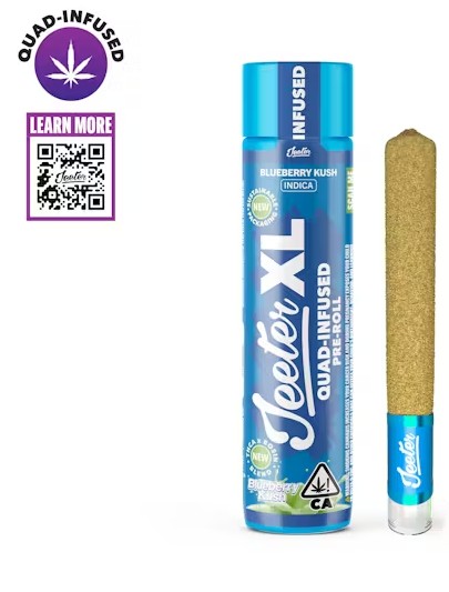JEETER - BLUEBERRY KUSH XL QUAD INFUSED PREROLL 2G
