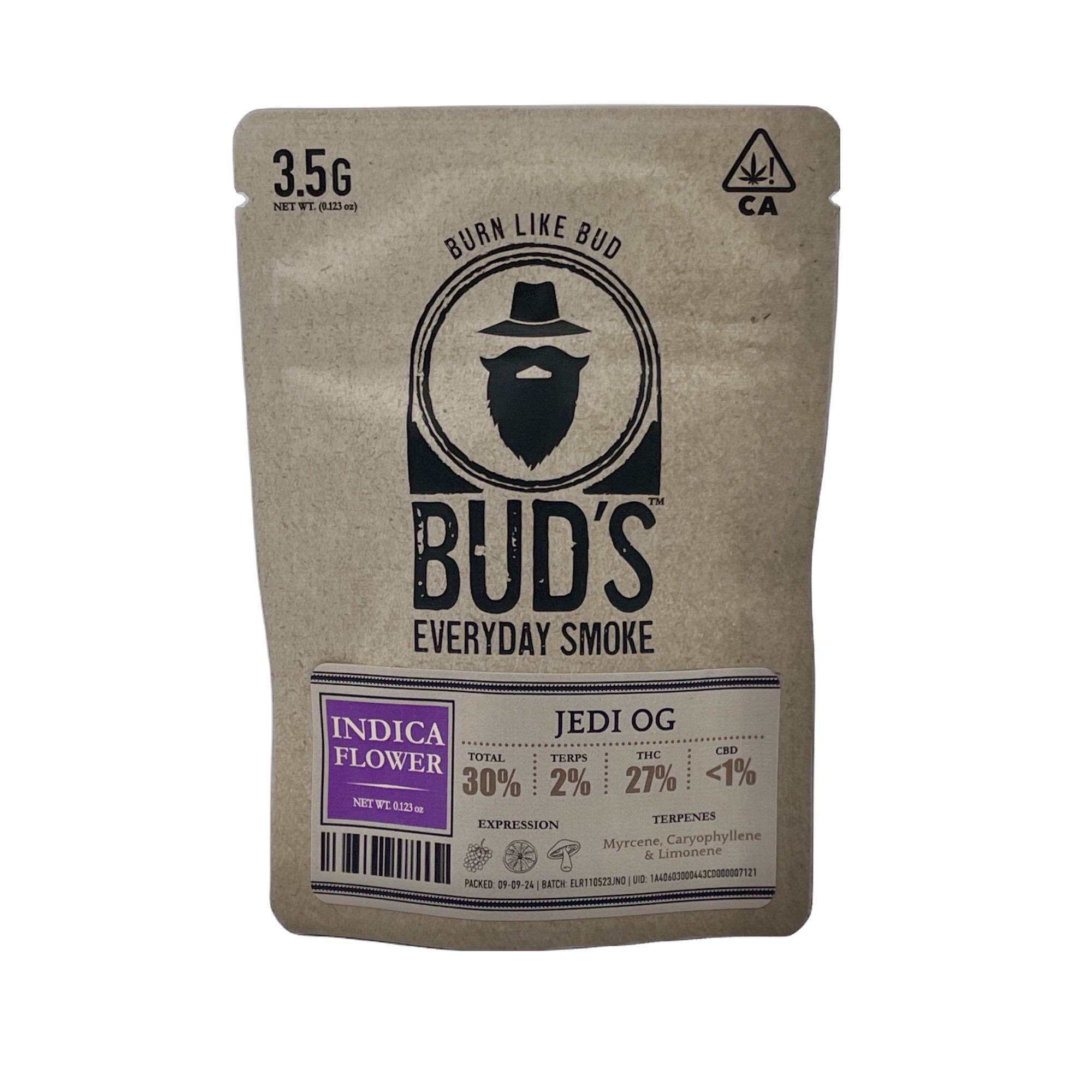 BUD'S EVERYDAY - JEDI OG 1/8 3.5G