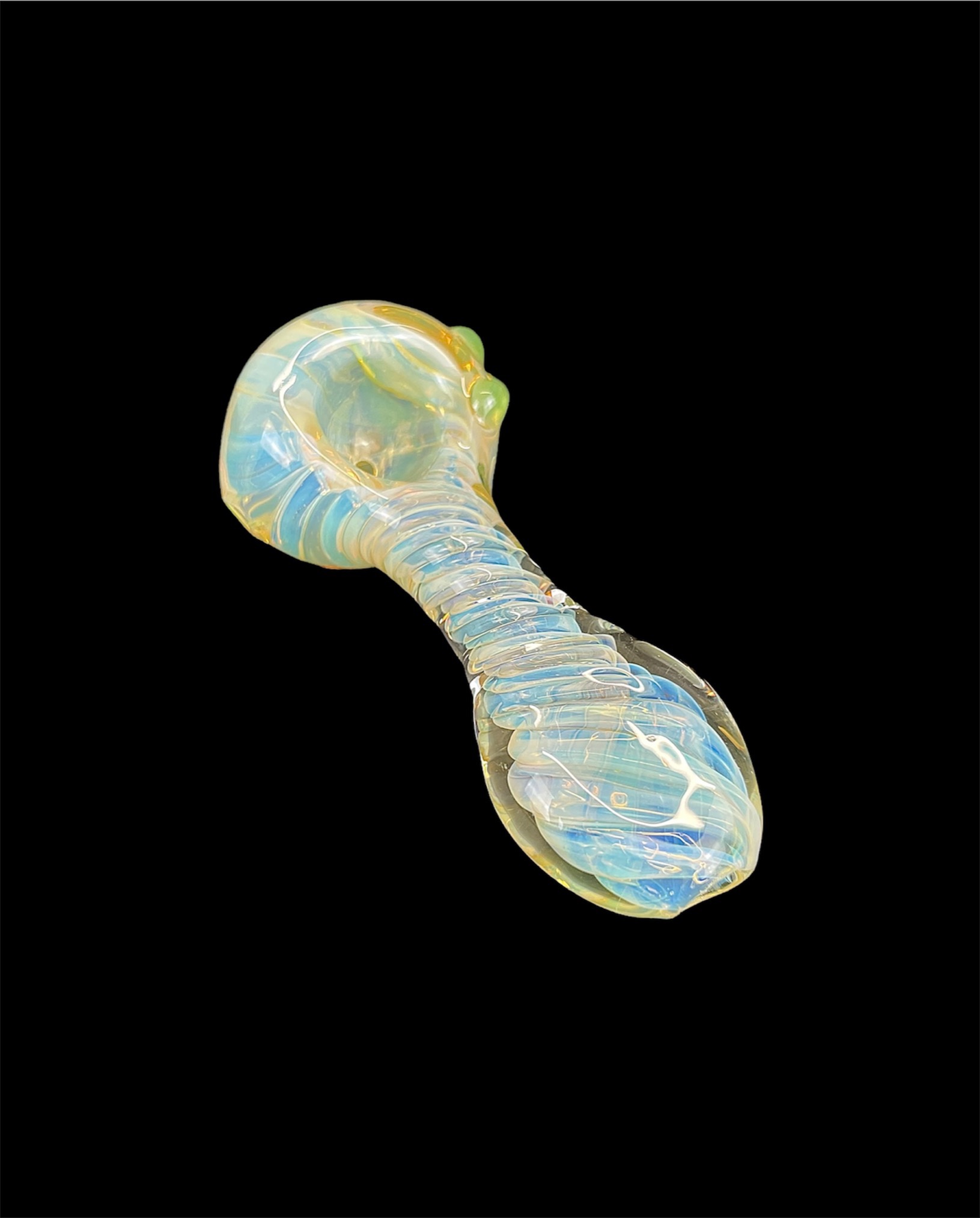 MIGHTY QUINN - #24 CA MADE HANDBLOWN SMALL GLASS PIPE