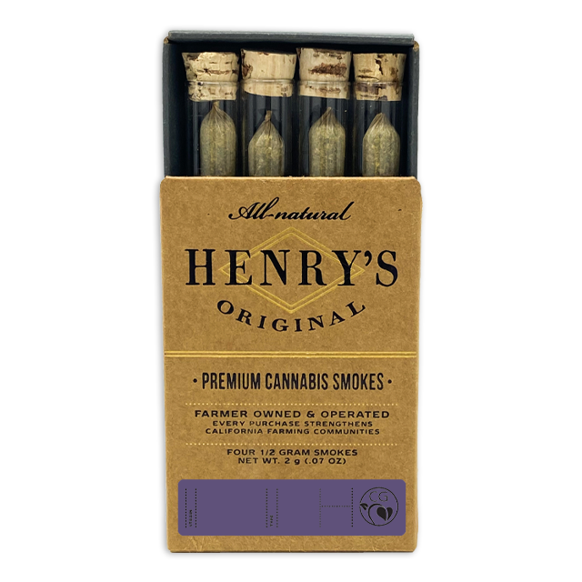 HENRY'S ORIGINAL - BLUE RUNTZ - 4 PACK (2G)