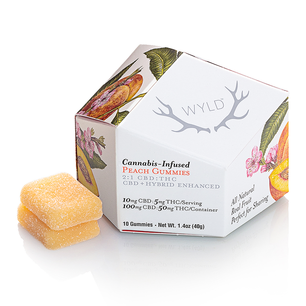 Shop PEACH 2:1 CBD:THC GUMMIES in Los Angeles | CORNERSTONE