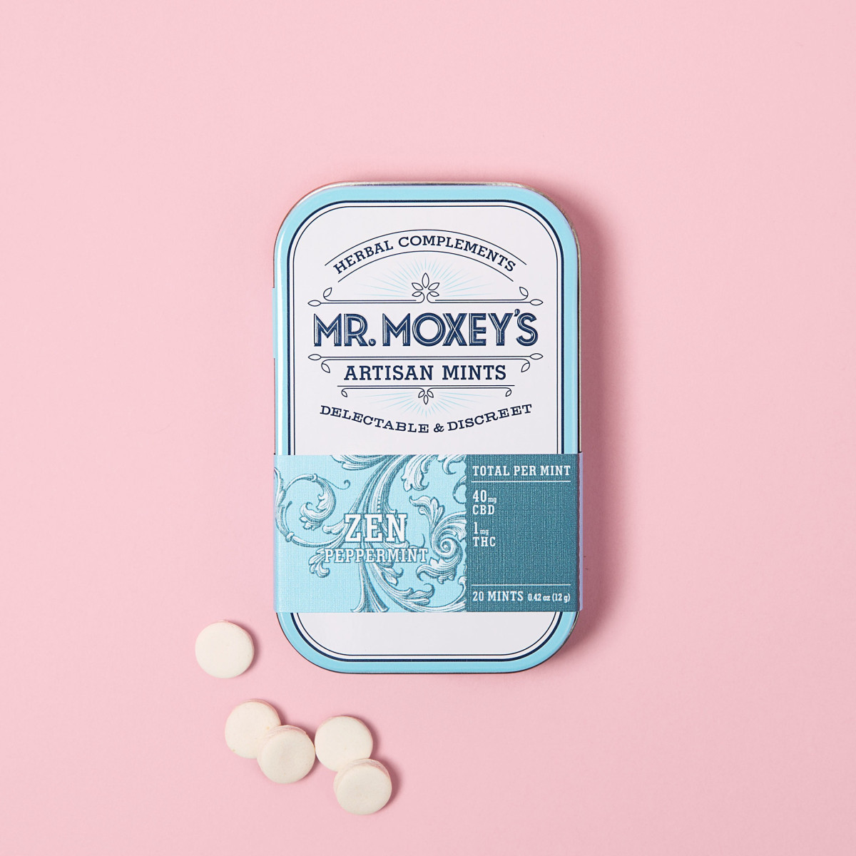MR. MOXEY'S - Zen Peppermint Mints 20pk 40:1 (CBD:THC) | The Jersey ...