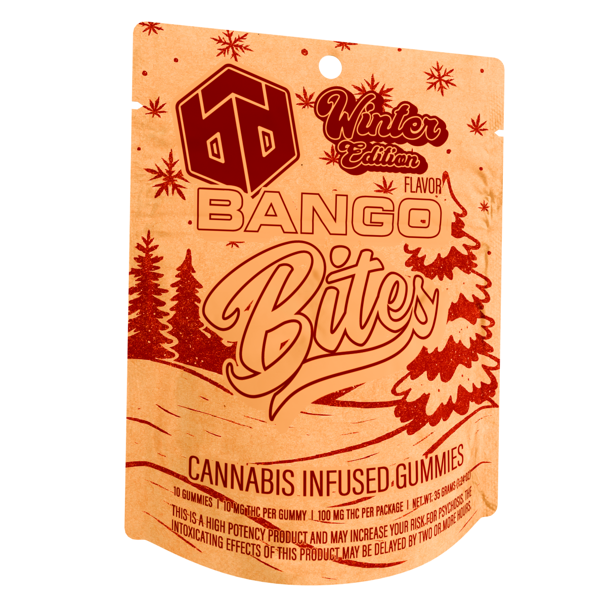 BANGO BITES - Winter Bites Pina Colada 10pk 100mg | The Jersey Joint ...