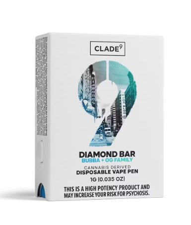 CLADE9 - Diamond Bar Pen - 1g | The Jersey Joint Dispensary