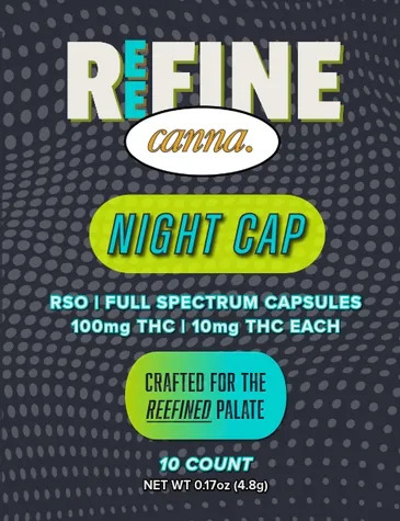 REEFINE | RSO Caps. | Night Cap | 100mg | Dispensary in Blackwood, NJ ...