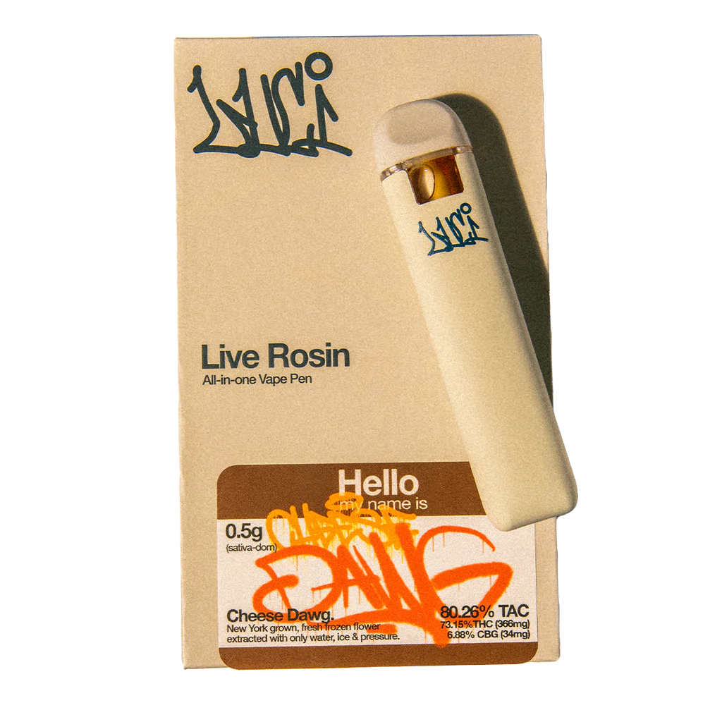LUCI - Live Rosin All On One Vape | Cheese Dawg | 0.5g LUCI - Live Rosin All On One Vape | Cheese Dawg | 0.5g