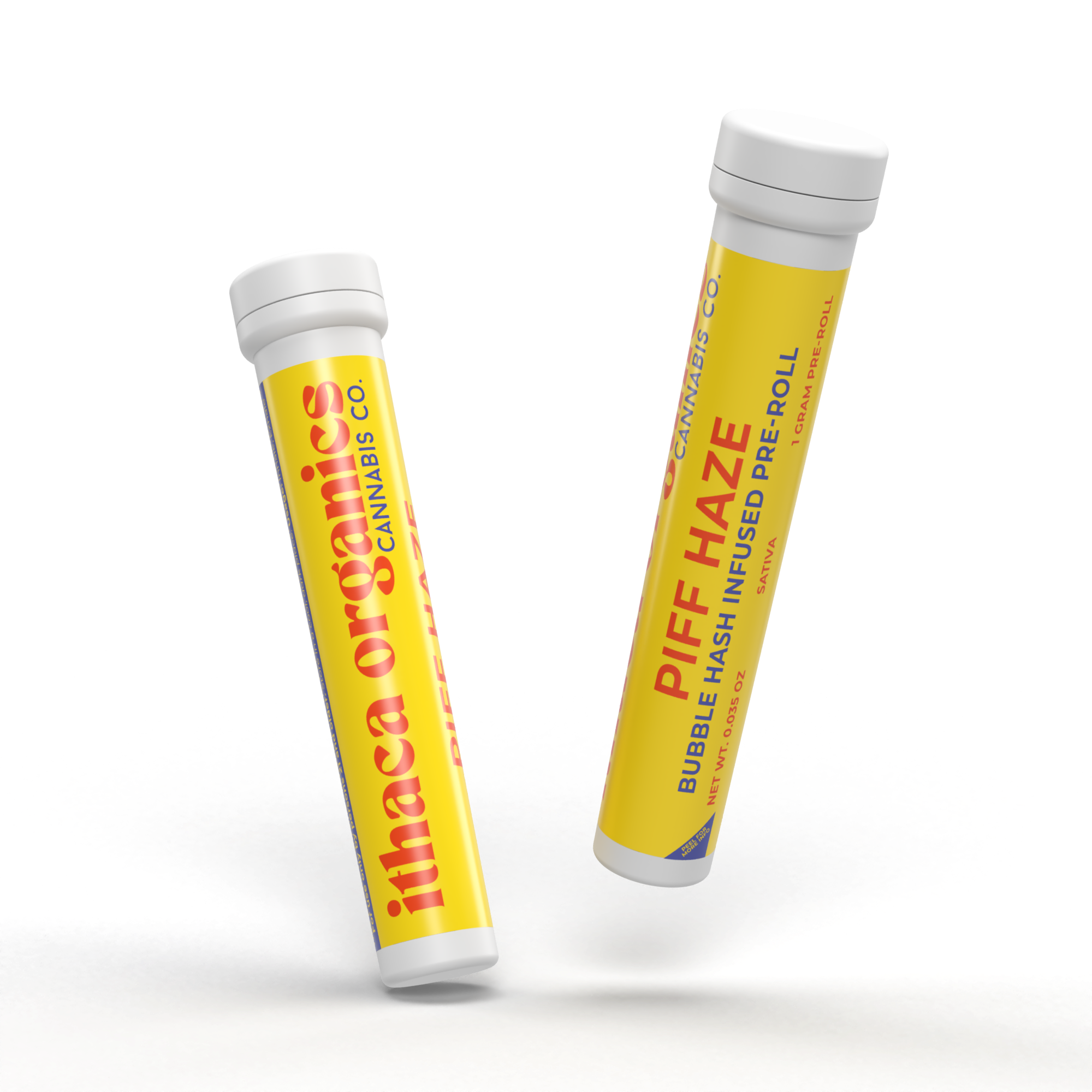 ITHACA ORGANICS - Ithaca Organics | Bubble Hash Infused Preroll | Piff Haze | 1g