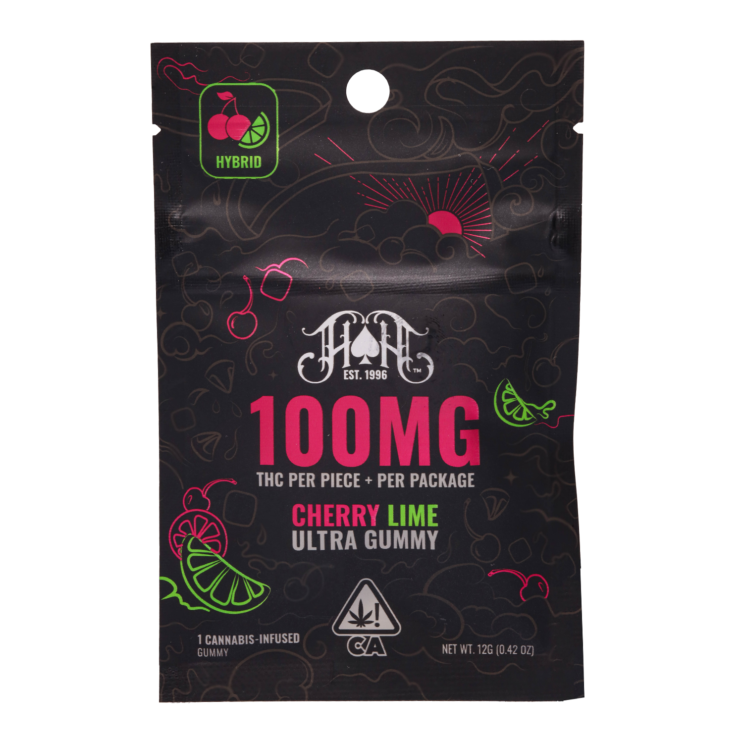 NUG OAKLAND CANNABIS DISPENSARY | CHERRY LIME 100MG GUMMIES