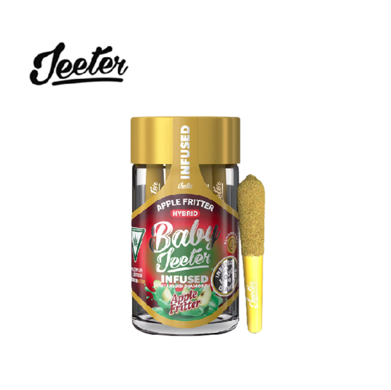 NUG PALM SPRINGS CANNABIS DISPENSARY | APPLE FRITTER 2.5G INFUSED 5 PACK PREROLLS