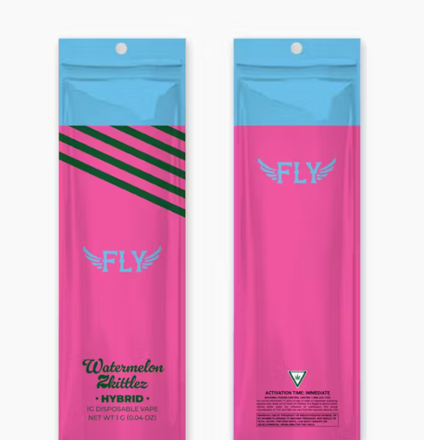 FLY - Fly-Watermelon ZKittles-Hybrid-AIO Disposable Vape Pen - 1 g