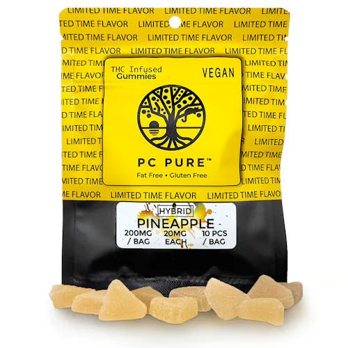 PC PURE - PC Pure-Pineapple-Gummies - 200 mg - 10 Pack