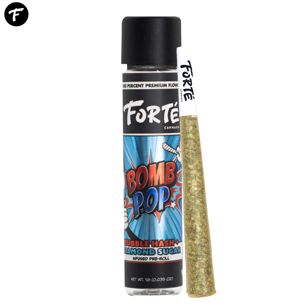 FORTE - Forte-Bomb Pop-Bubble Hash-Diamond Sugar-Infused Preroll - 1 g