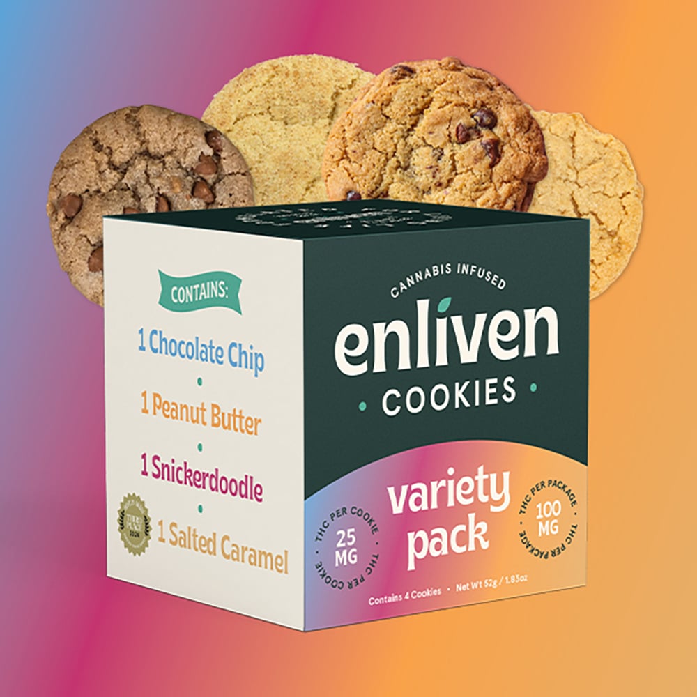 ENLIVEN - VARIETY PACK - 4PK - 100MG
