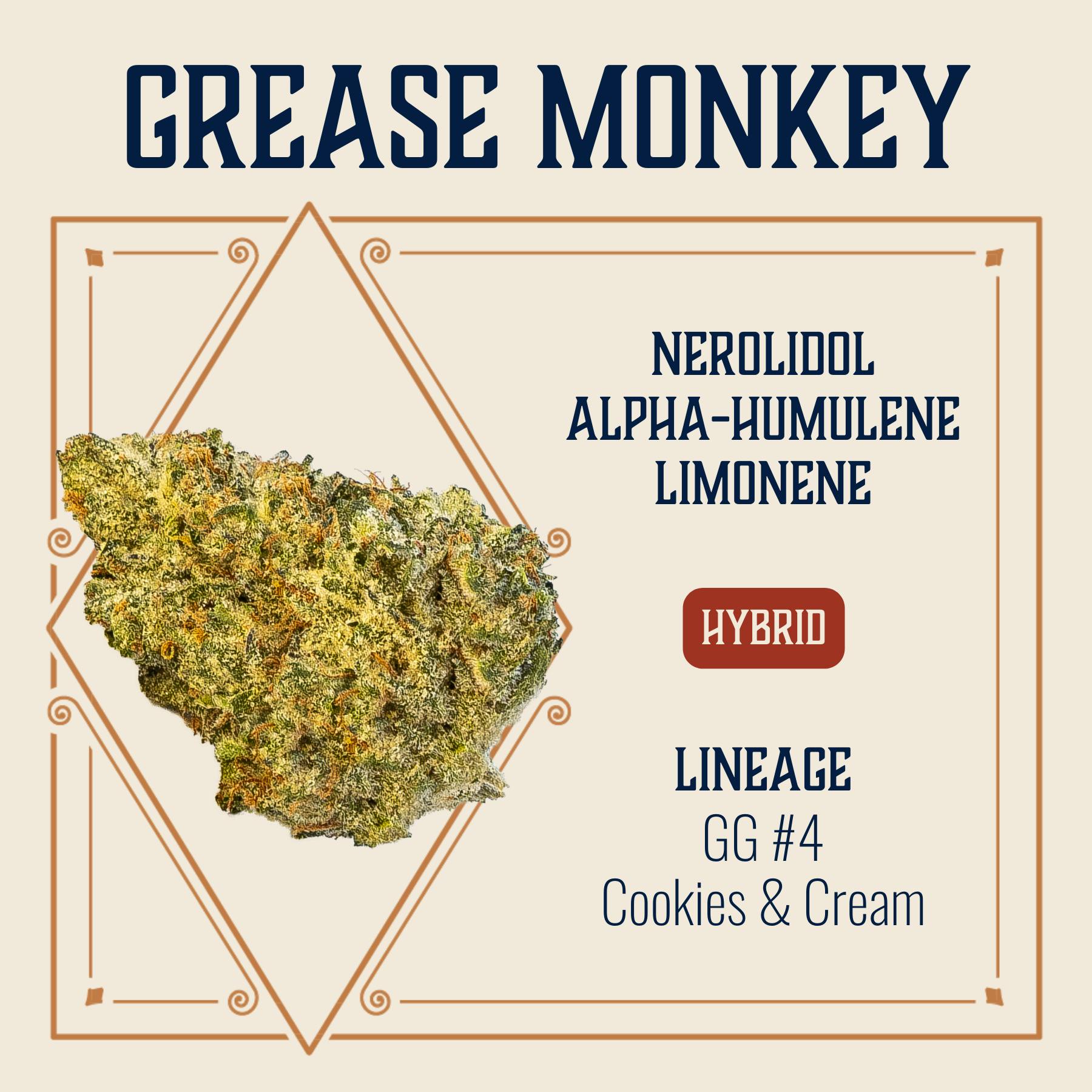 ELEVATE - Grease Monkey - Flower - 3.5g