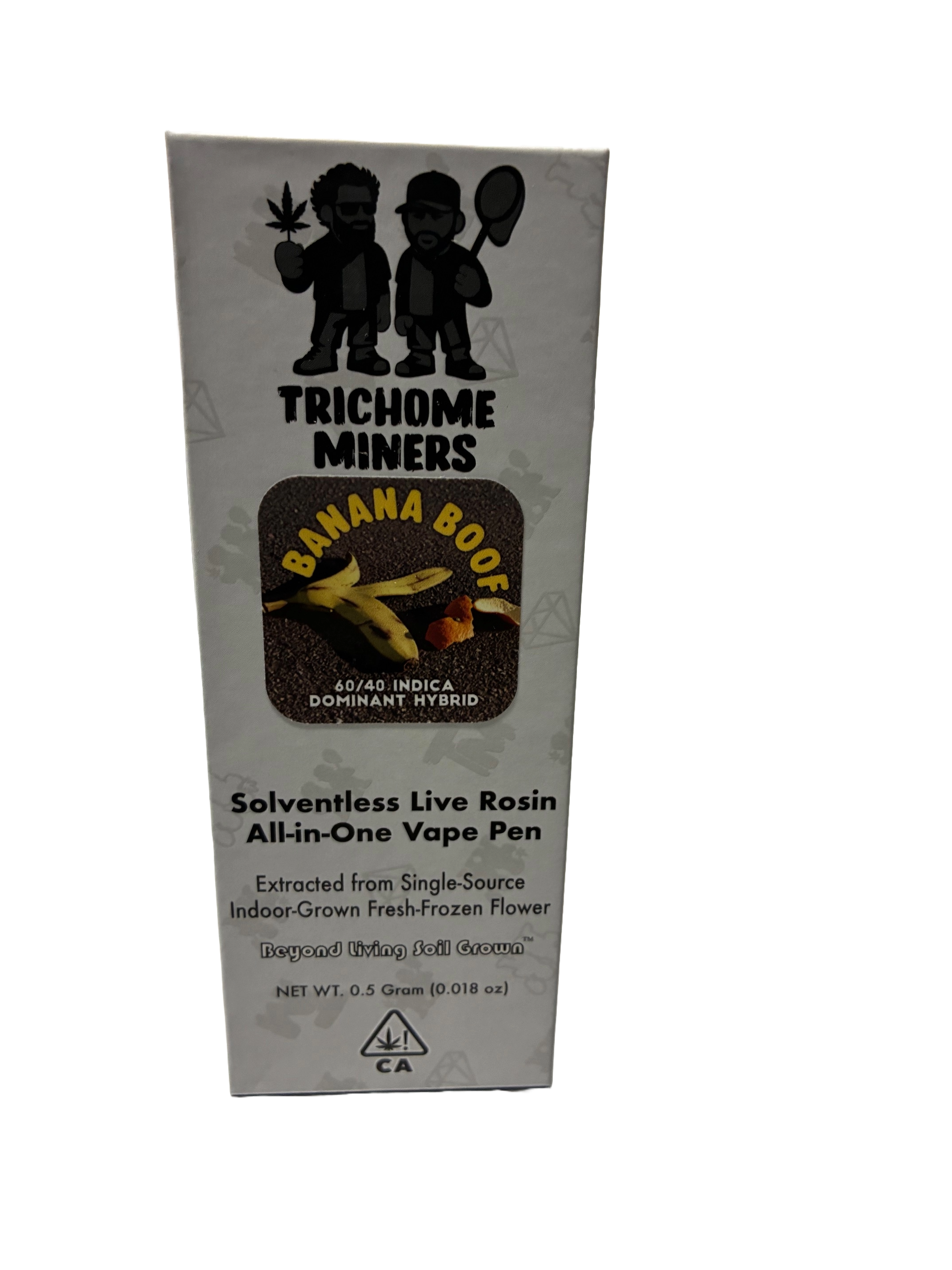 TRICHOME MINERS - TRICHOME MINERS | BANANA BOOF 0.5G SOLVENTLESS LIVE ...