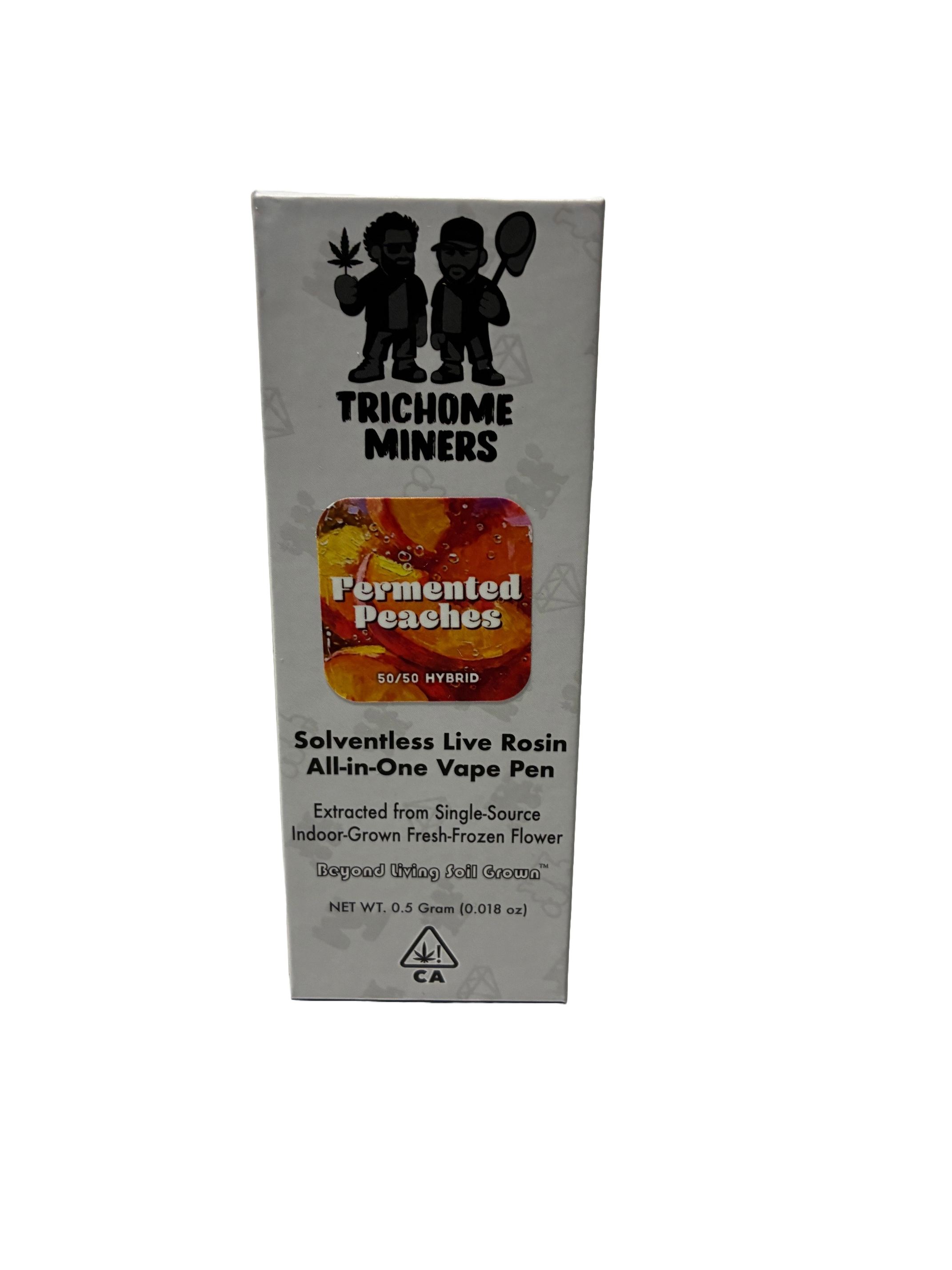TRICHOME MINERS - TRICHOME MINERS | FERMENTED PEACHES 0.5G SOLVENTLESS ...
