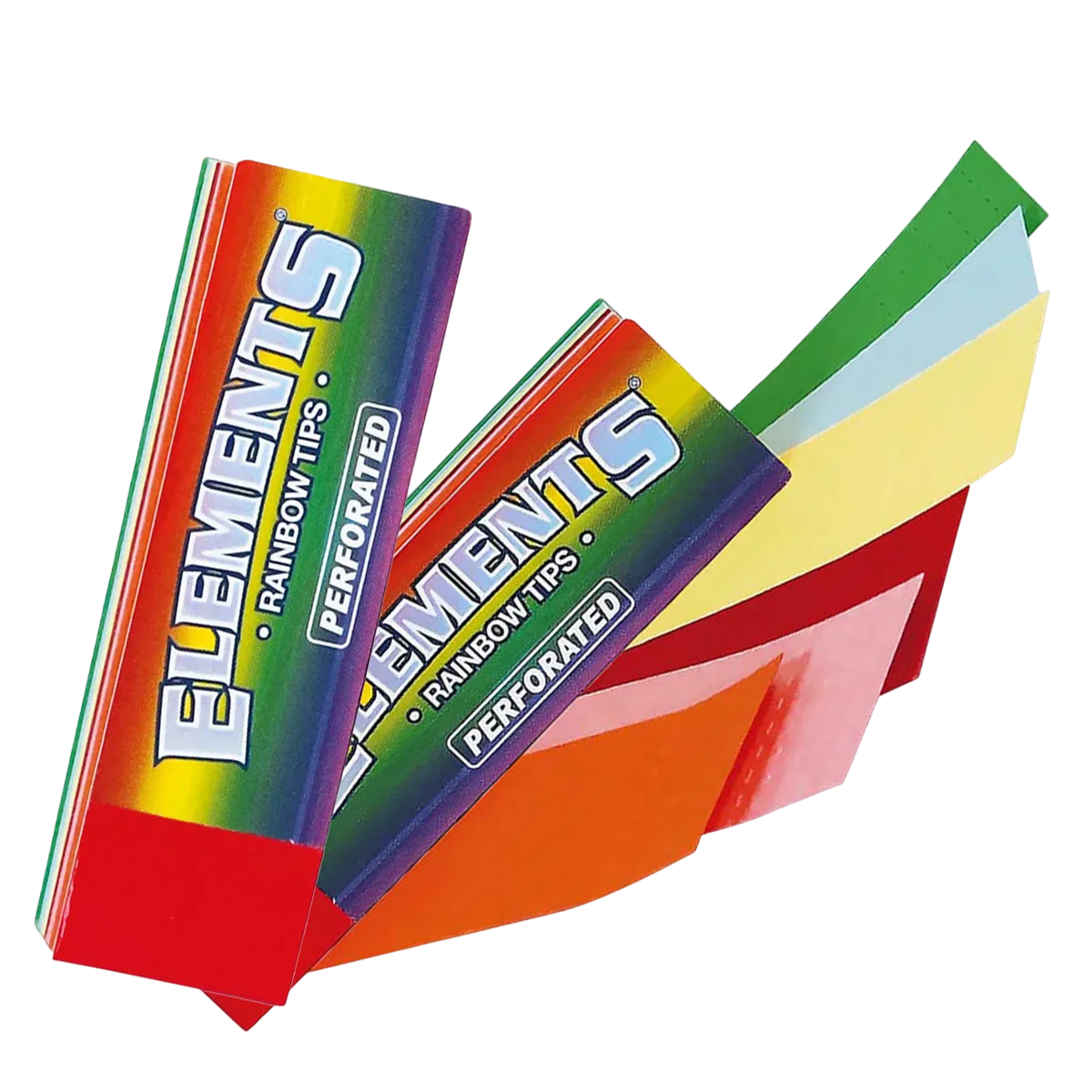 ELEMENTS - ELEMENTS | RAINBOW PERFORATED TIPS 50CT