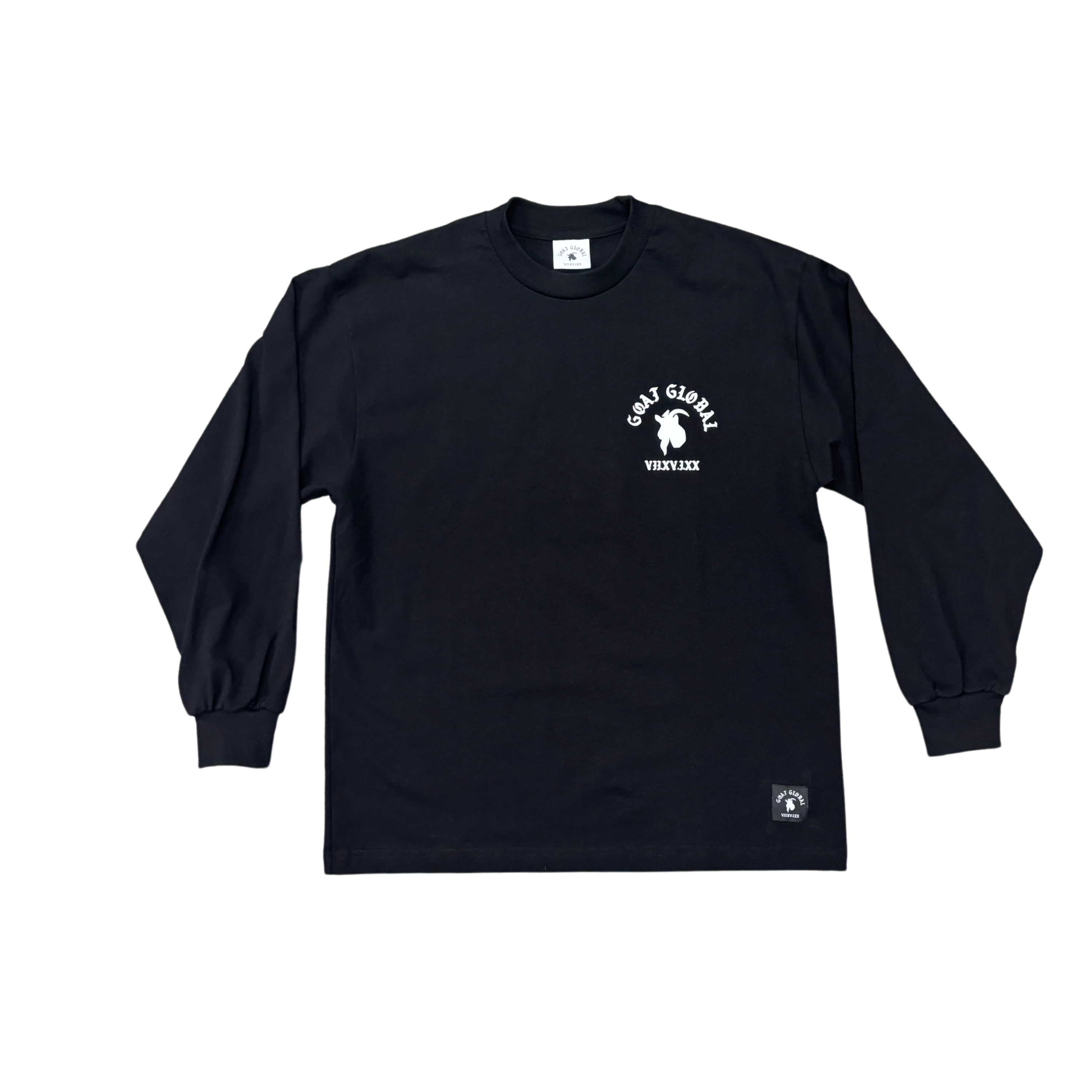 GOAT GLOBAL - GOAT GLOBAL | WHITE GOAT LOGO L/S SHIRT XL