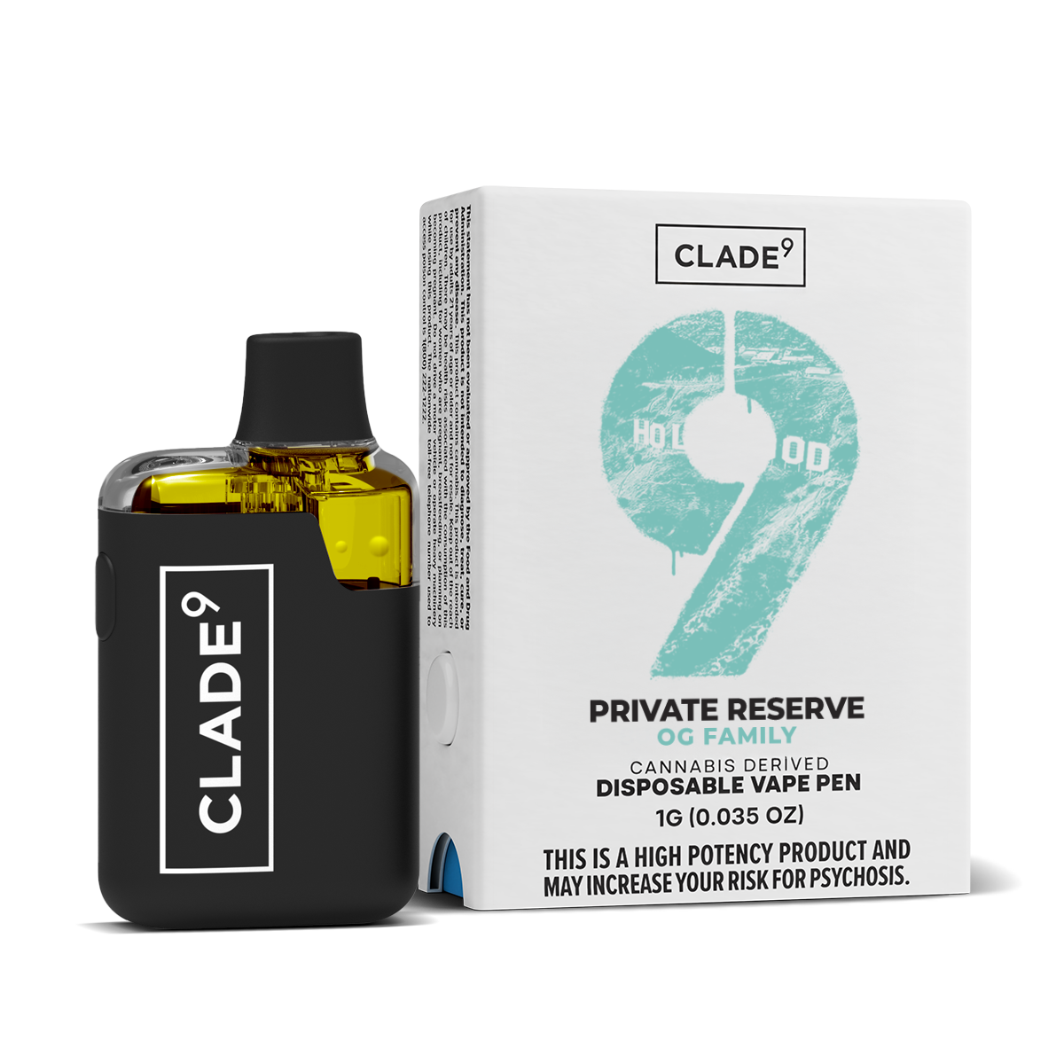 CLADE9 - PRIVATE RESERVE | CANNABIS DERIVED AIO VAPE - 1 g | Canopy ...