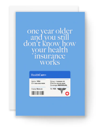KALEIDADOPE - GREETING CARD | HEALTH INSURANCE BIRTHDAY