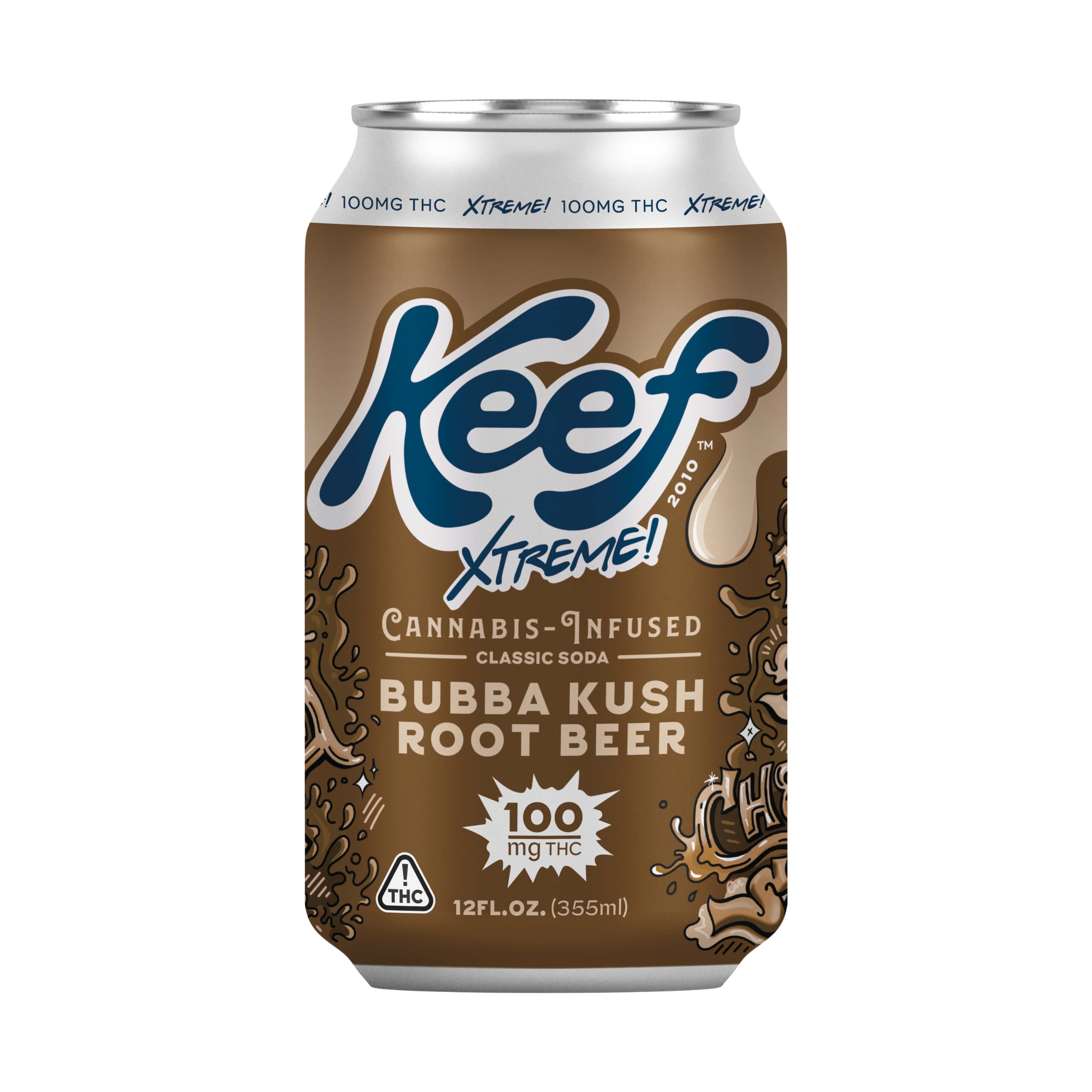 KEEF - BUBBA KUSH ROOT BEER | 100MG | 12OZ