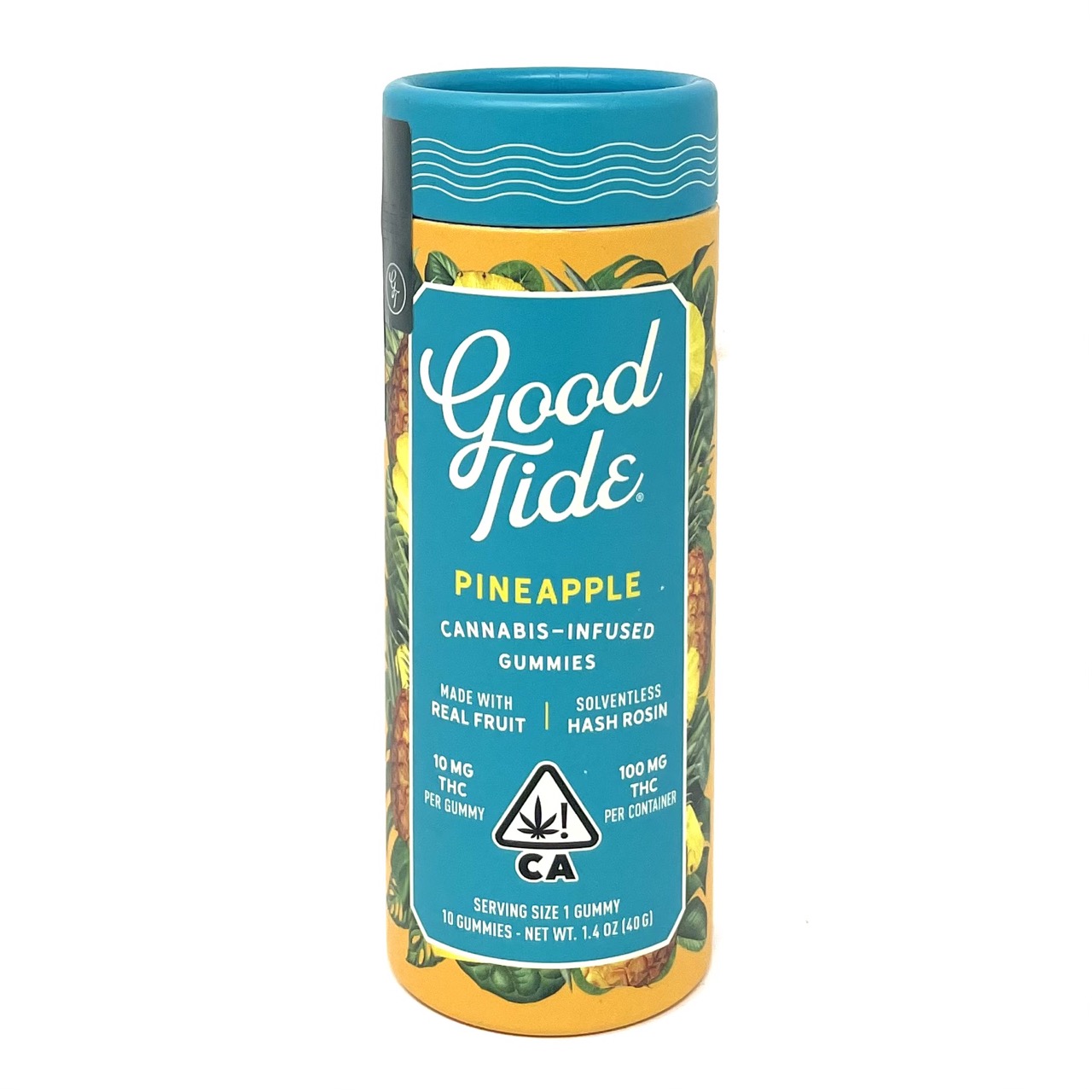 GOOD TIDE: PINEAPPLE 100MG GUMMIES – Premium Cannabis Products Near Me