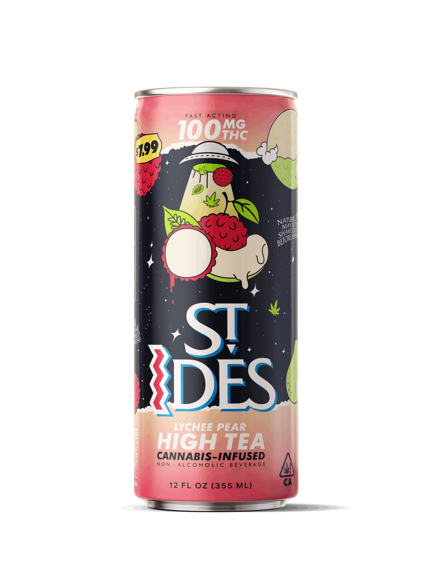 ST IDES: LYCHEE PEAR HIGH TEA 100MG – Premium Cannabis Products Near Me