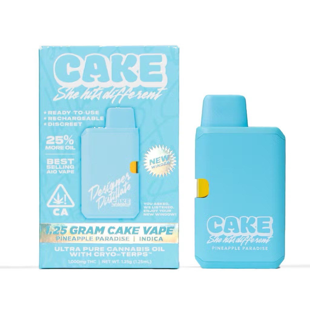 CAKE: PINEAPPLE PARADISE 1.25G DESIGNER DISTILLATE ALL-IN-ONE POD ...