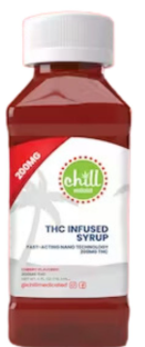 CHILL MEDICATED - CHERRY | THC INFUSED SYRUP 200MG