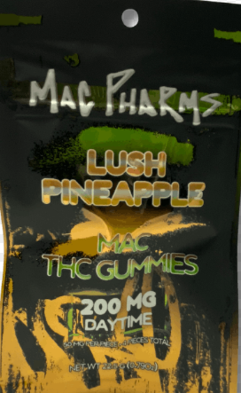MAC PHARMS - LUSH PINEAPPLE | GUMMIES 200MG | 4PK (SPECIAL)