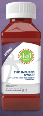 CHILL MEDICATED - GRAPE | THC INFUSED SYRUP 200MG