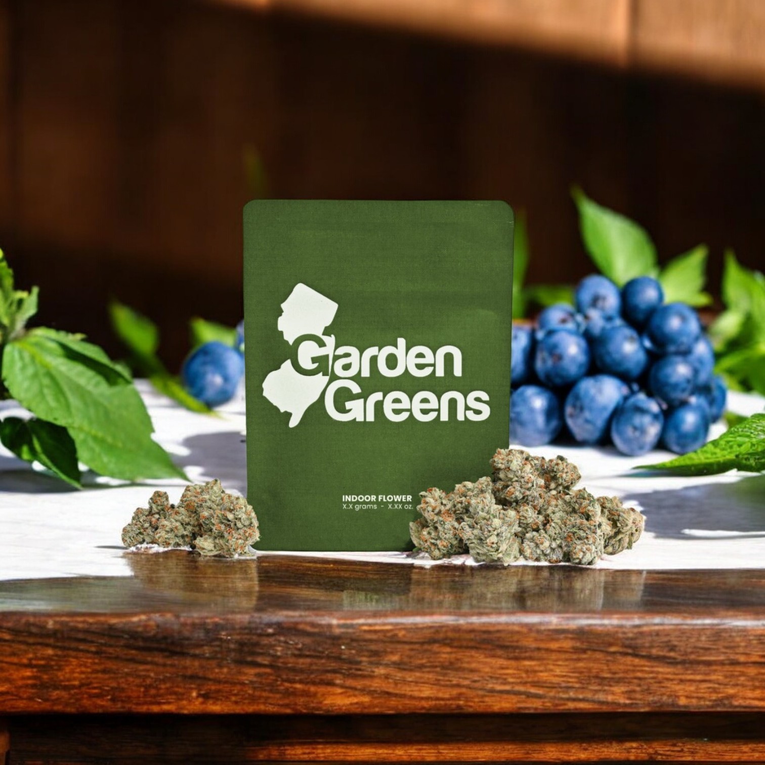 GARDEN GREENS - BLUEBERRY CRUFFIN - BIG BUDS - 7 g