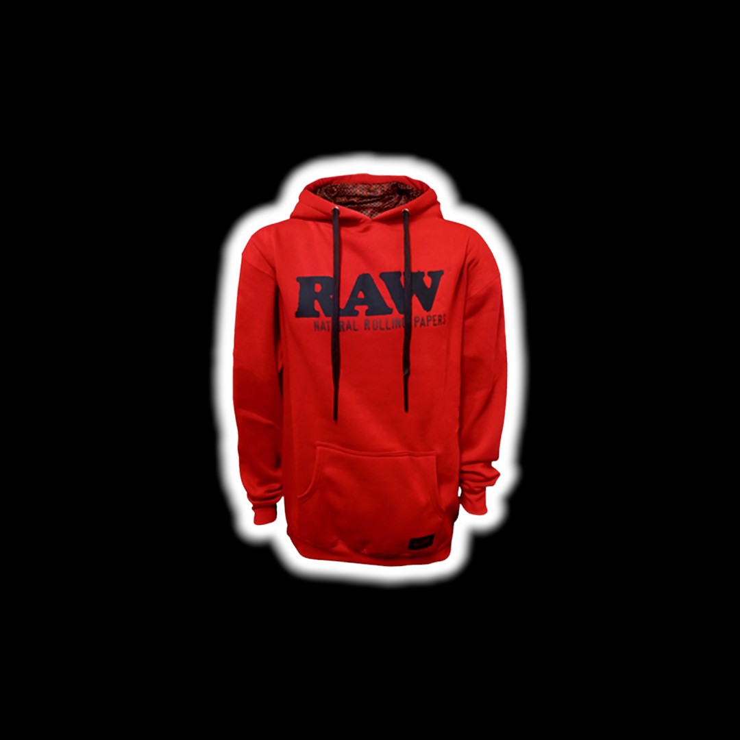 RAW - RAW - HOODIE - RED - XL