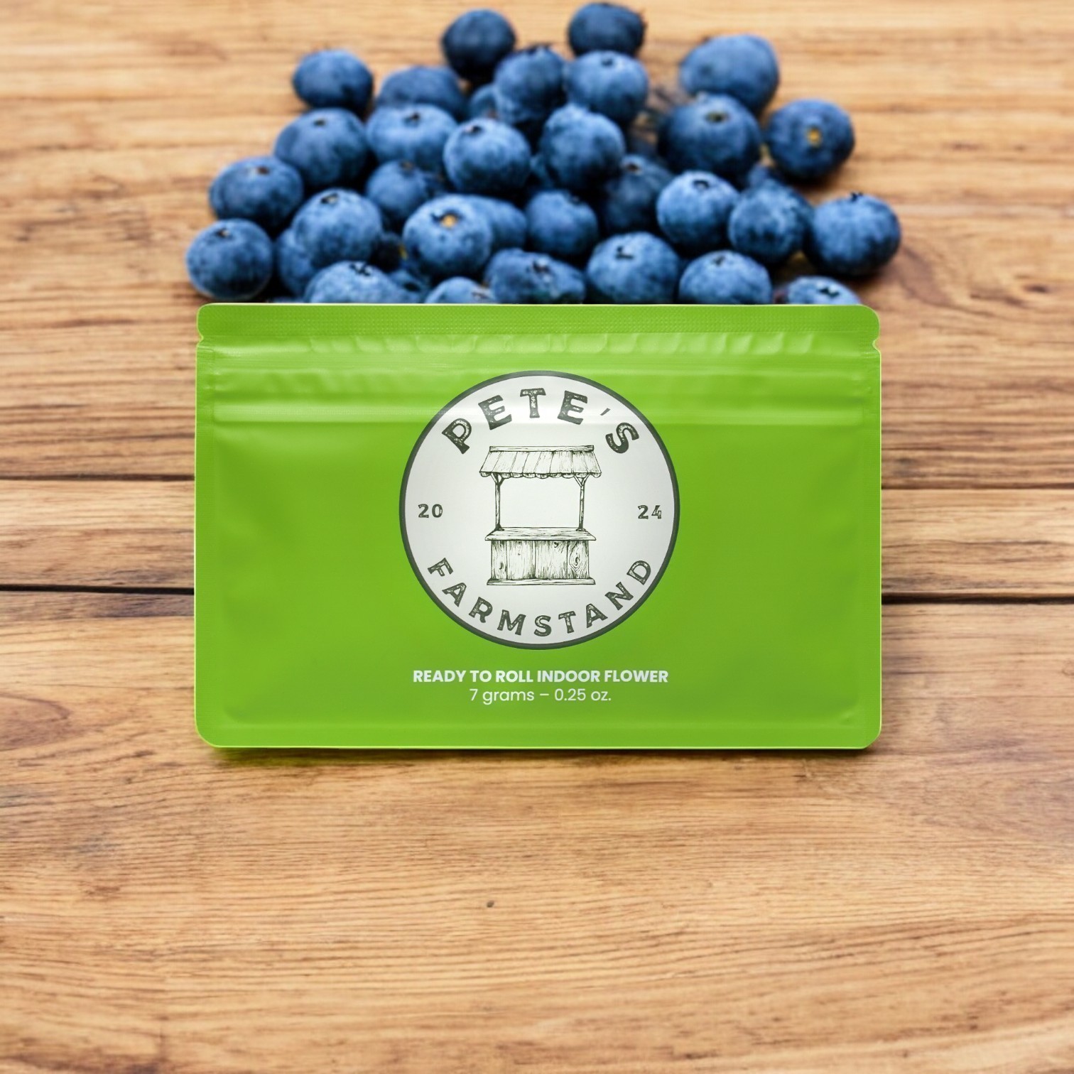 PETE'S FARMSTAND - BLUEBERRY CRUFFIN - READY TO ROLL - SHAKE - 7 g