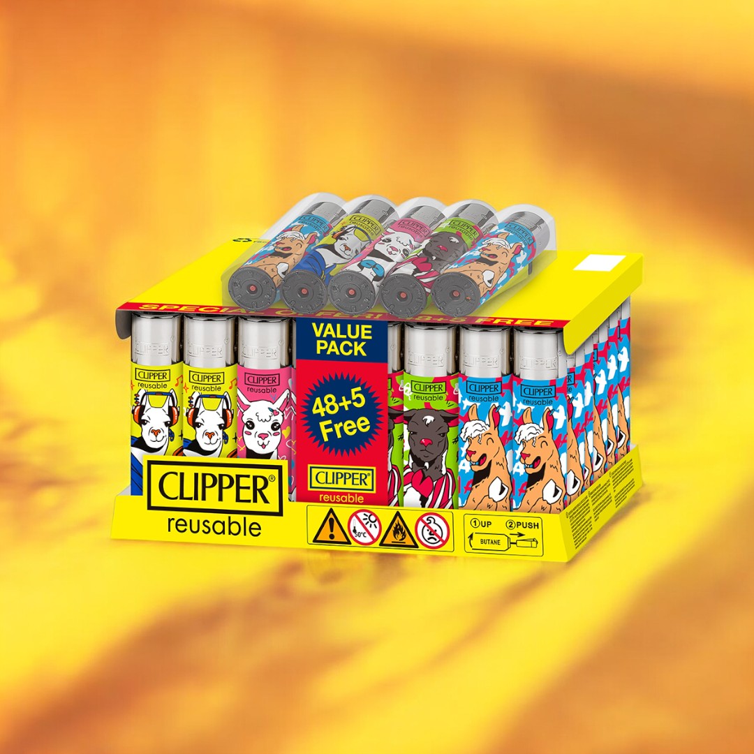 CLIPPER - CLIPPER LIGHTER - QUE LLAMA - ASSORTED COLORS - One Size