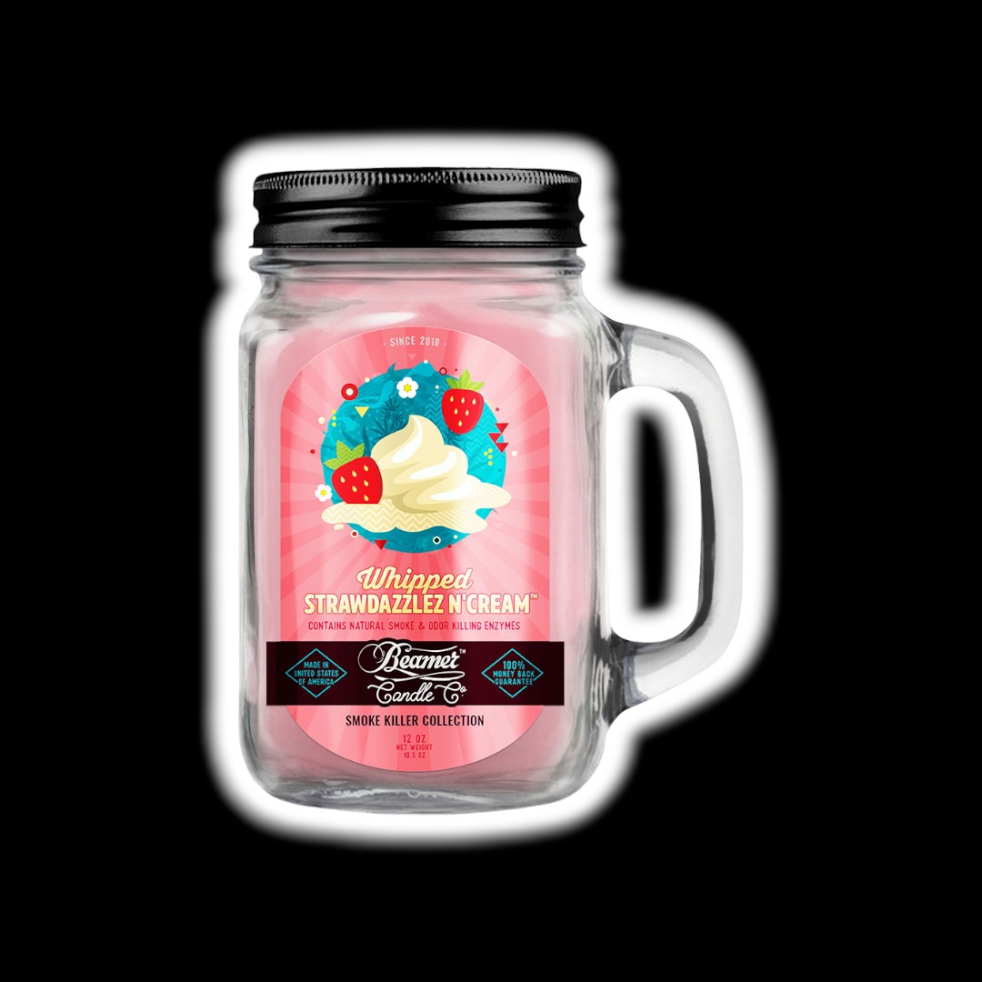 BEAMER CANDLE CO. - SMOKE KILLER CANDLE - STRAWDAZZLEZ N'CREAM - One Size