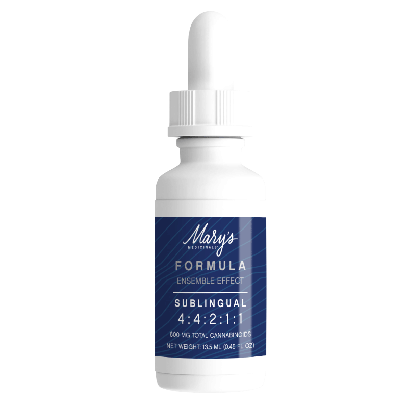 MARY'S MEDICINALS - FORMULA SUBLINGUAL OIL 4:4:2:1:1 (CBG:CBD:CBN:THC:THCA) | Torrey Holistics