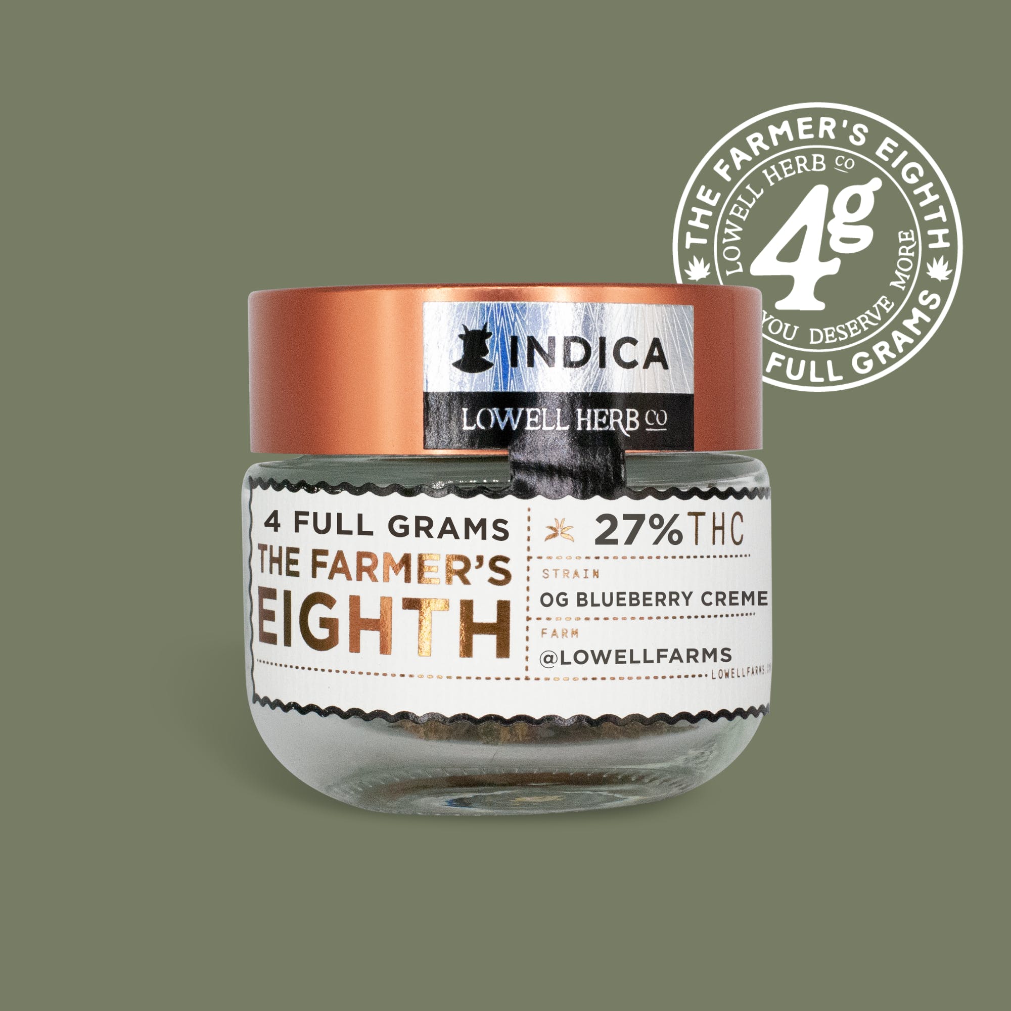LOWELL HERB CO. - OG BLUEBERRY CREME | 4G