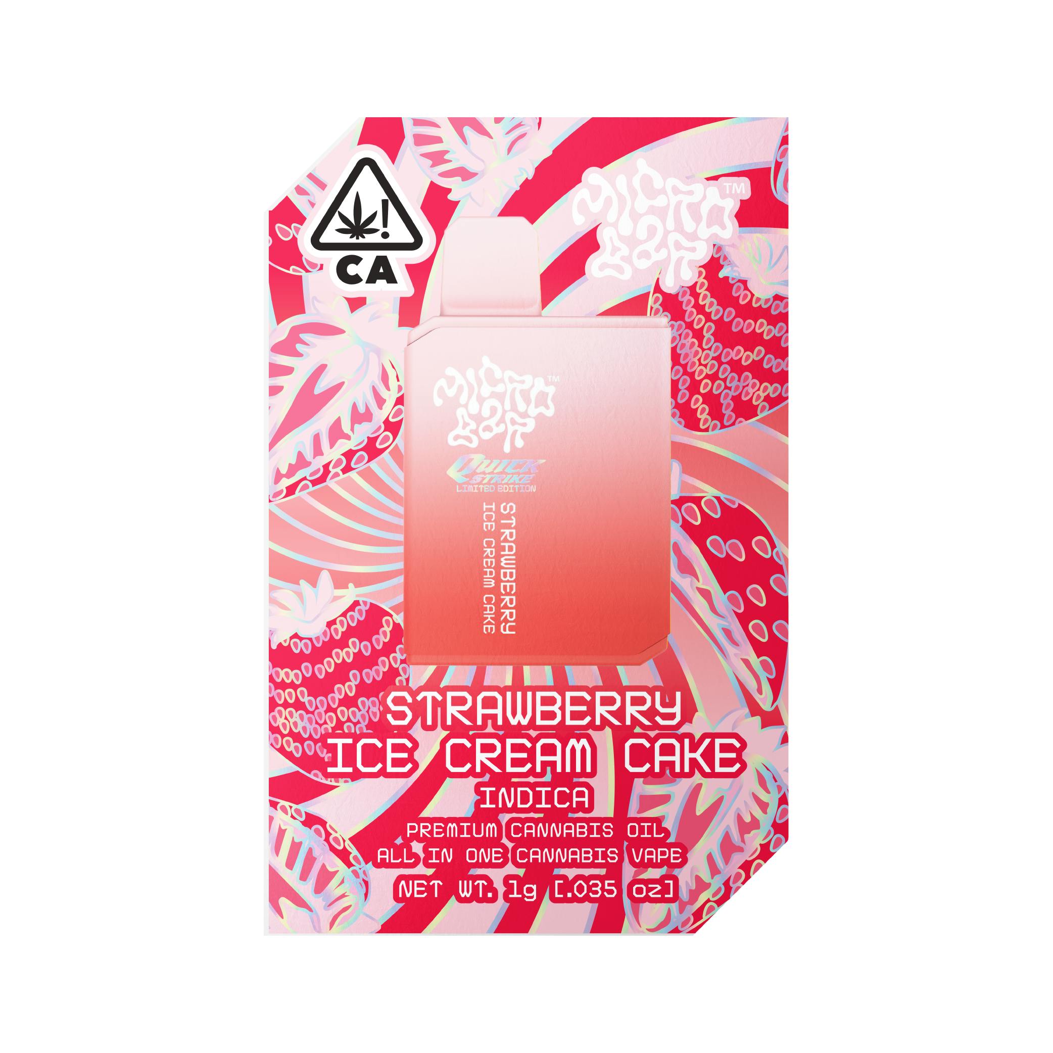 MICROBAR - STRAWBERRY ICE CREAM CAKE - 1G - AIO