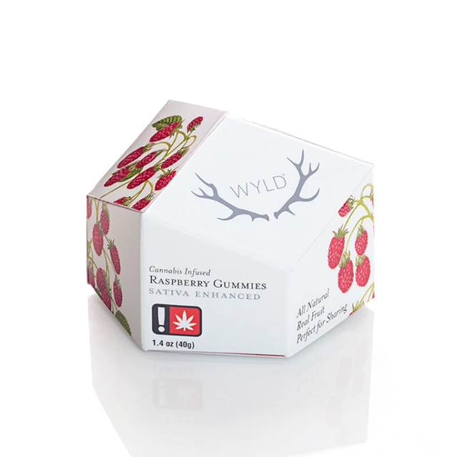 WYLD - RASPBERRY GUMMIES | 100MG | California Holistics