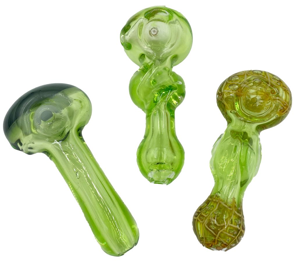 LUVBUDS - 3.5" LIME SLIME HAND PIPE | ASSORTED | Torrey Holistics