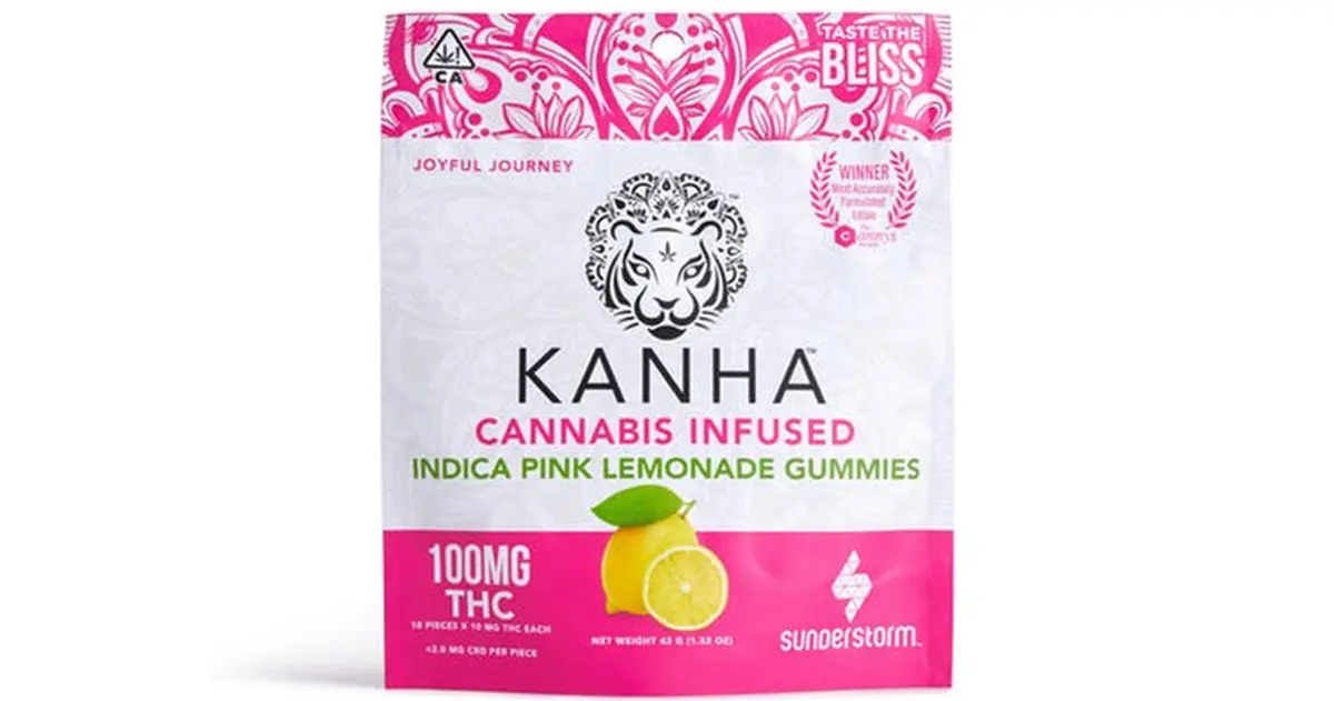 KANHA - Pink Lemonade | 100mg 10-Pack | Oxnard Holistics