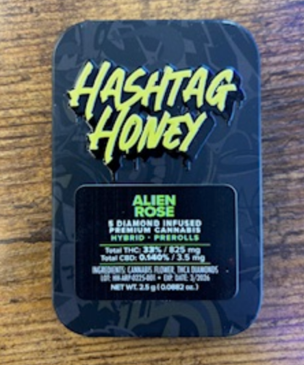HASHTAG HONEY - Alien Rose - 2.5 g - 5 Pack