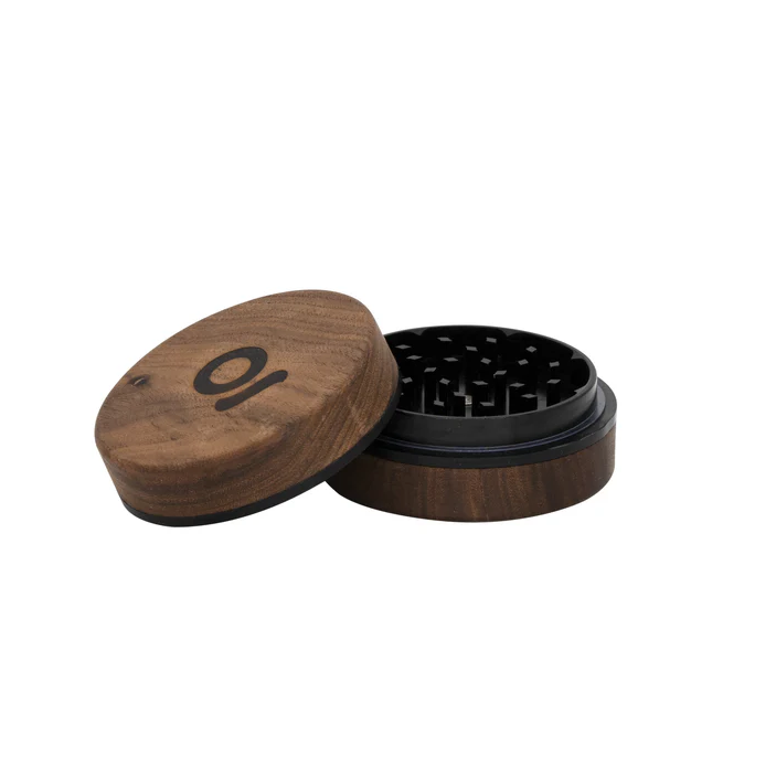 ONGROK - 2PC WALNUT WOOD GRINDER | 3IN | BLACK