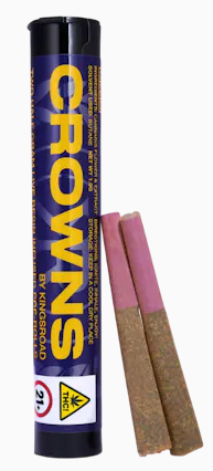 KINGSROAD - WHITE RUNTZ X LEMON ICE - 2pk Live Resin Infused Pre Roll - 1G